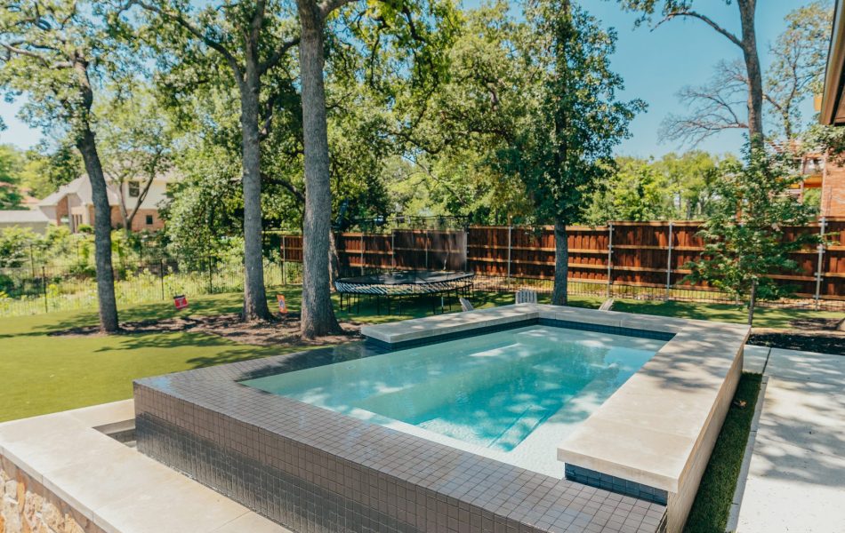 Sleek White Diamonds Shape Project - Claffey Pools