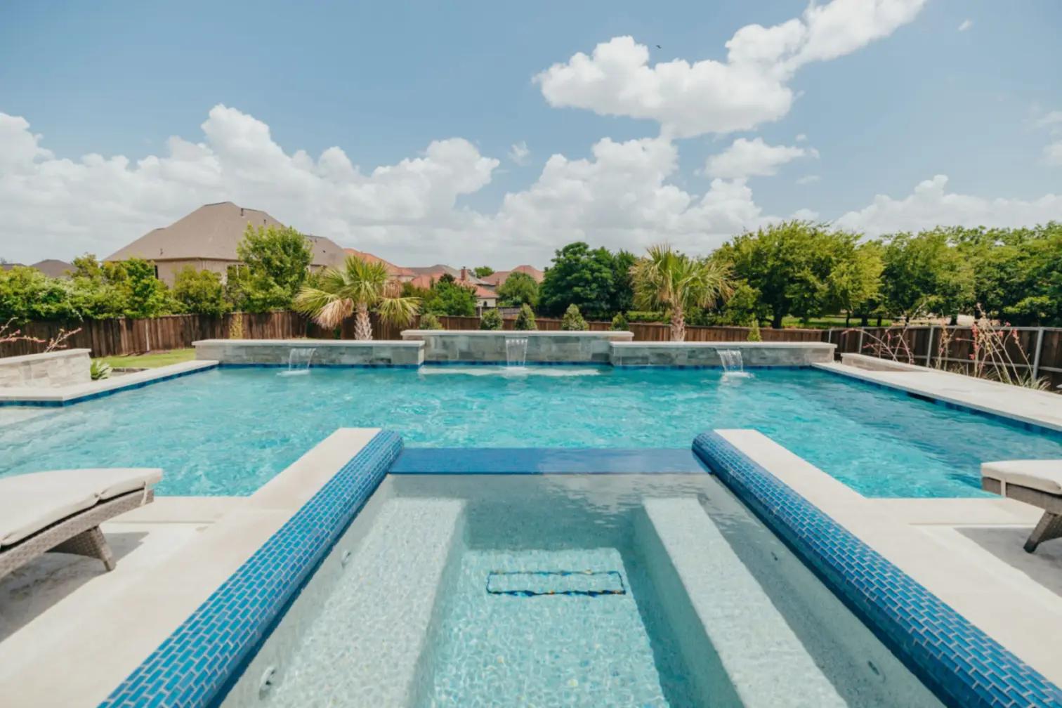 Rolled Edge Spas Southlake, Colleyville & Coppell, TX - Claffey Pools