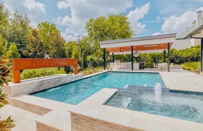 Modern meets Rust Swimming Pools Project - Claffey Pools