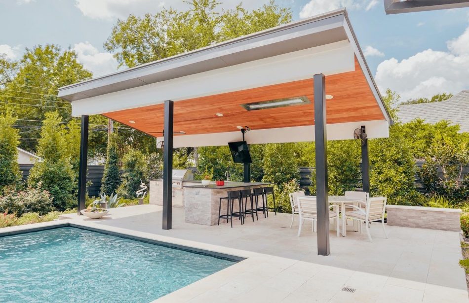 Modern meets Rust Swimming Pools Project - Claffey Pools