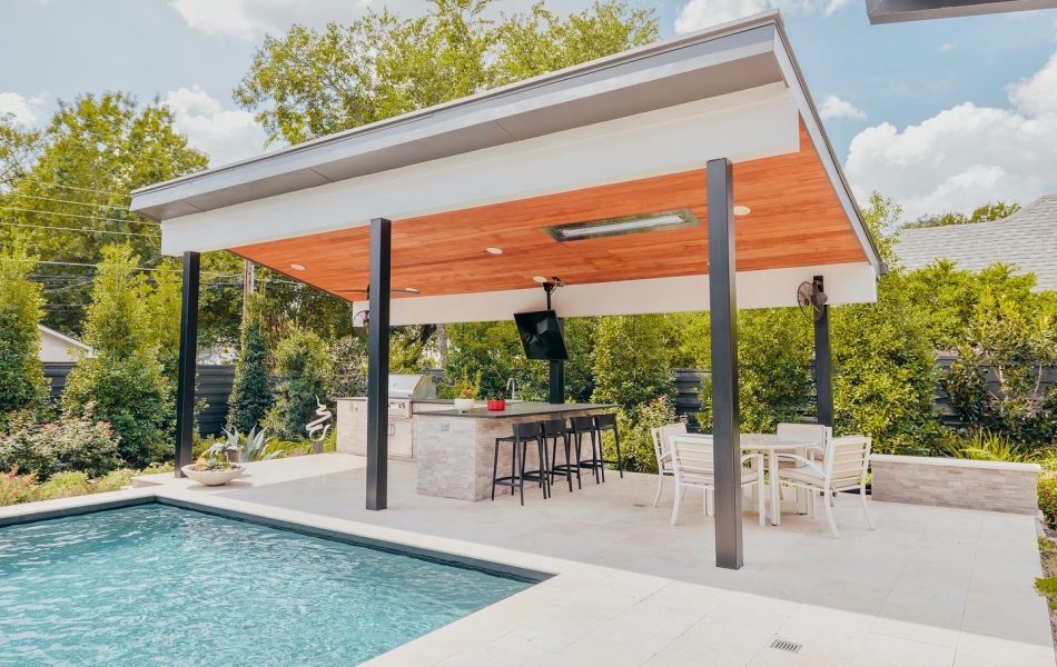 Modern meets Rust Swimming Pools Project - Claffey Pools