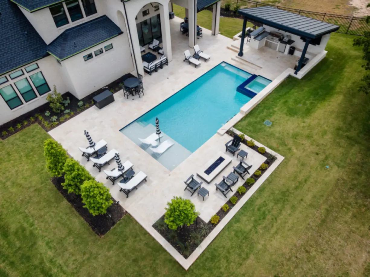 Sleek Contemporary Home Resort Project - Claffey Pools