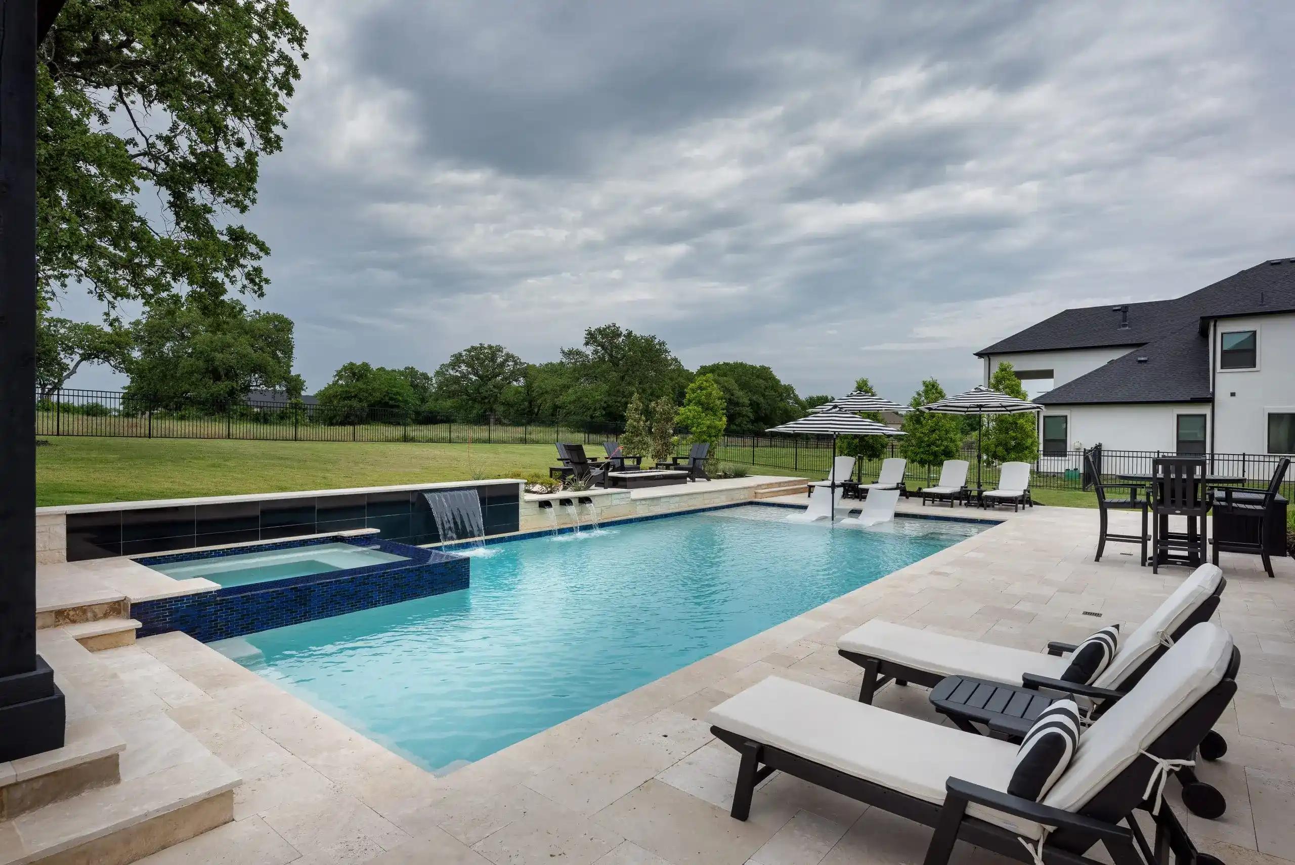 Sleek, Contemporary, Expansive Home Resort Project - Claffey Pools